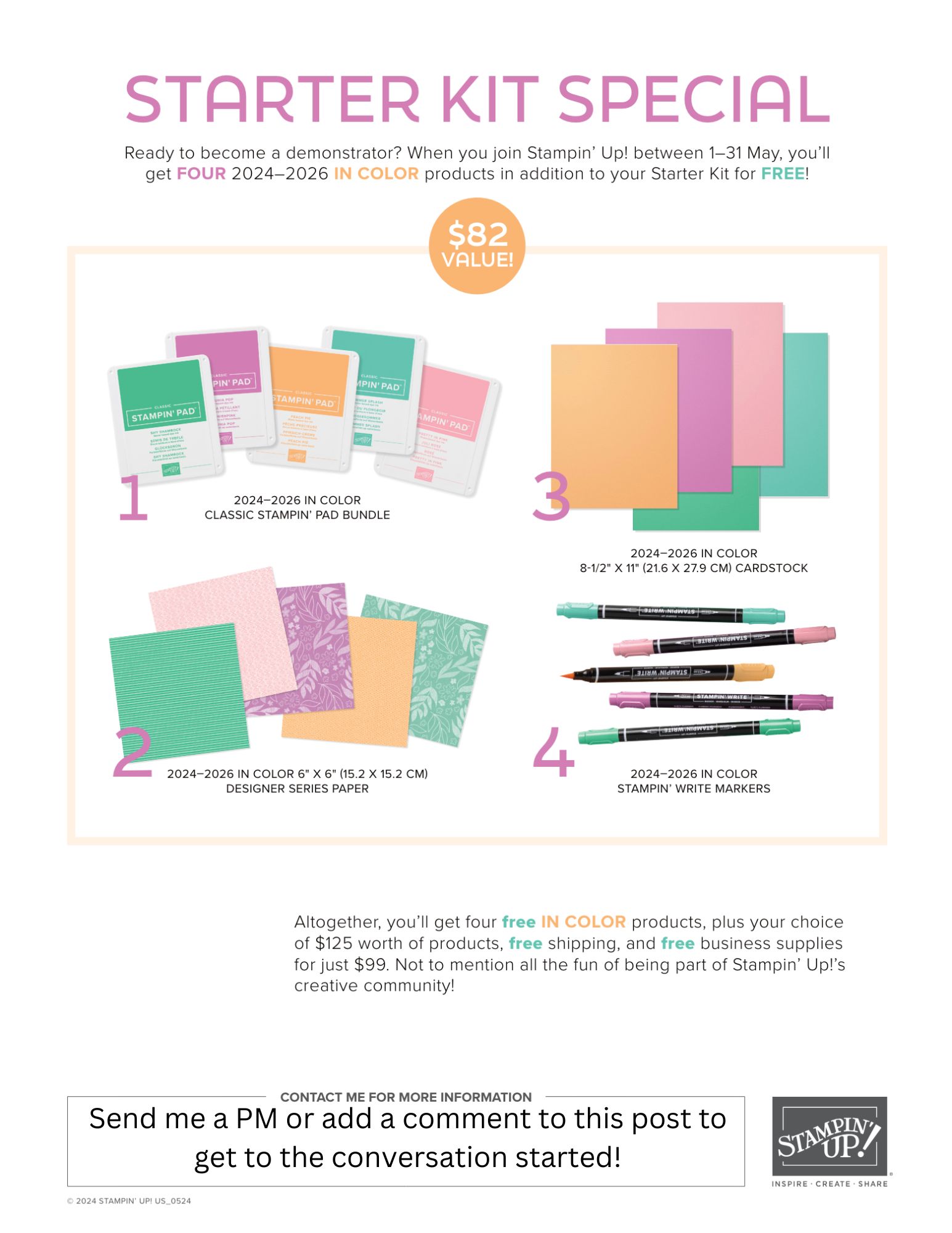 Free Shipping On May 21, 2024 only! New In Colors in your Starter Kit ...